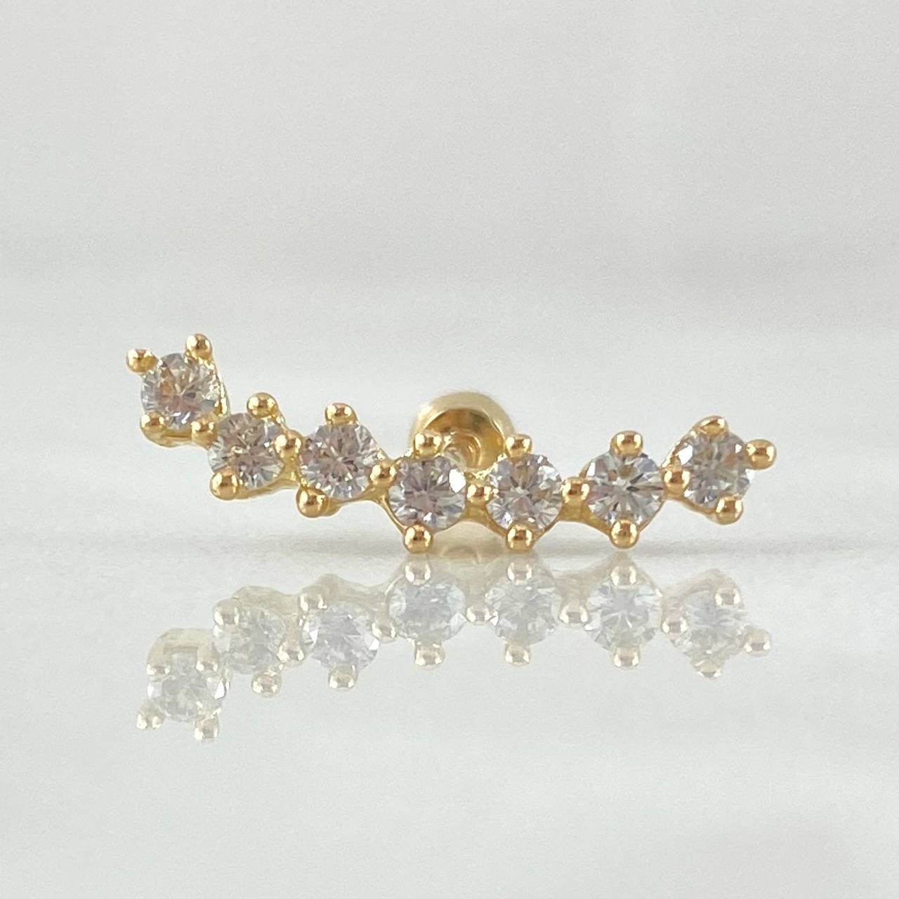 Piercing Arco 0,8gr, 18K Oro Nacional – Napoleone Joyas