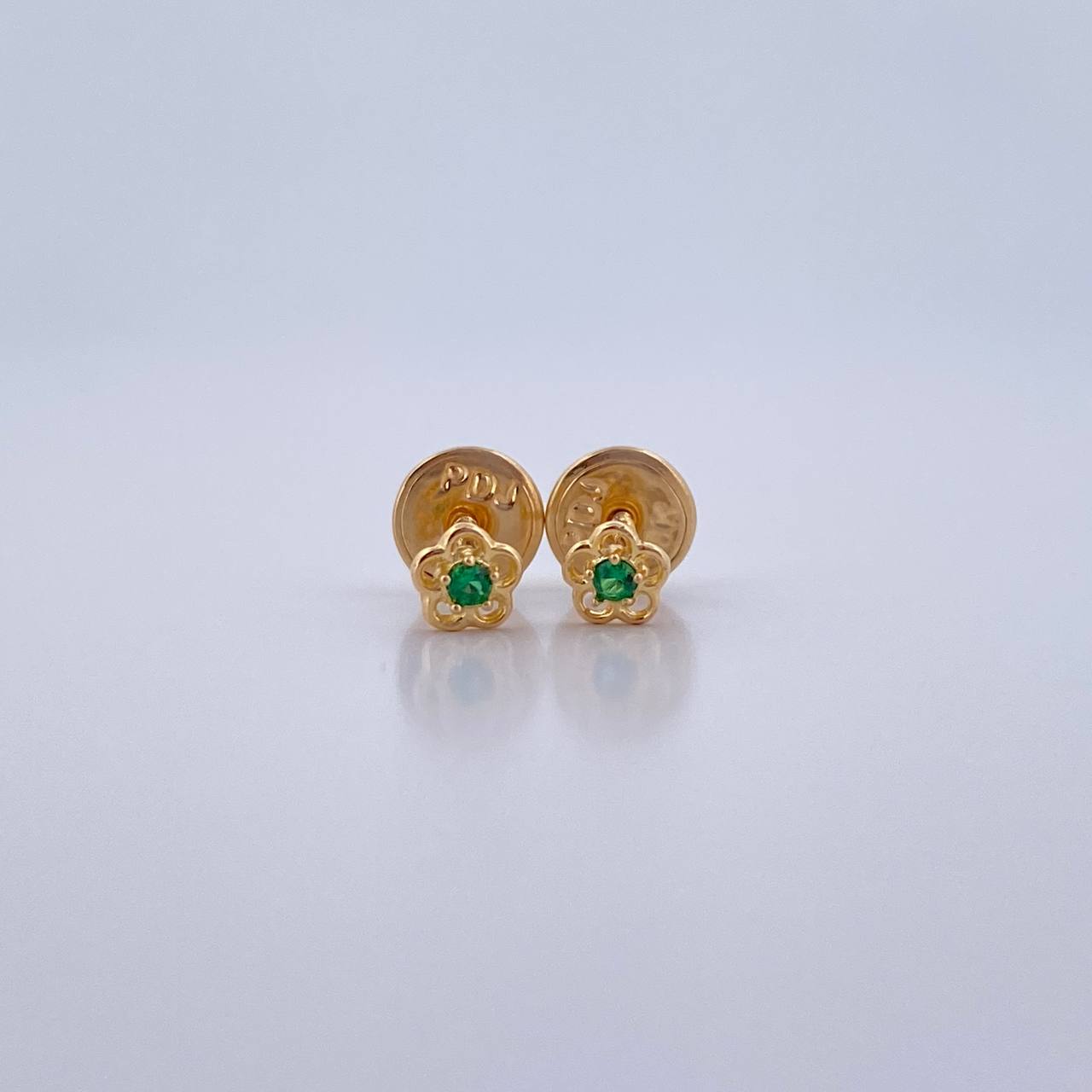 Topos Flor 0,45gr, 18K Oro Nacional – Napoleone Joyas