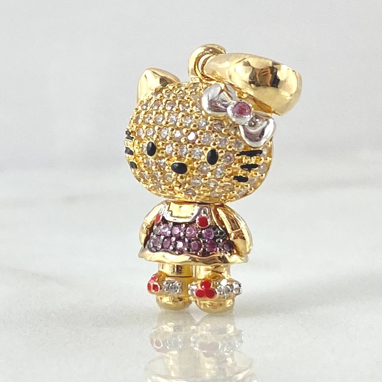 Dije Hello Kitty 4,9gr, 18K Oro Nacional – Napoleone Joyas CO