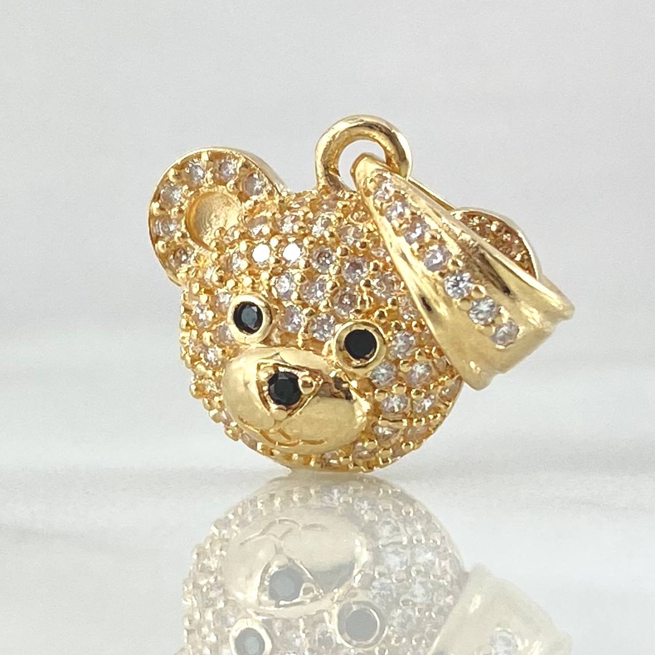 Dije Rostro Oso 2,75gr, 18K Oro Nacional – Napoleone Joyas CO