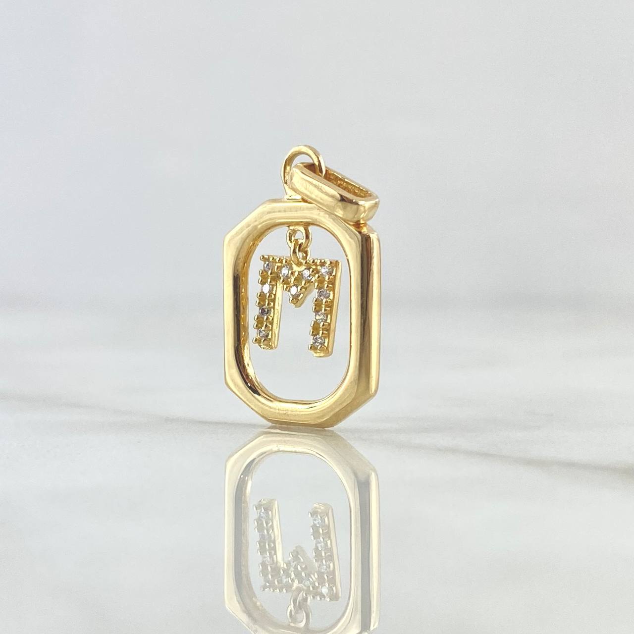 Dije Letra M Marco 1,85gr, 18K Oro Nacional – Napoleone Joyas