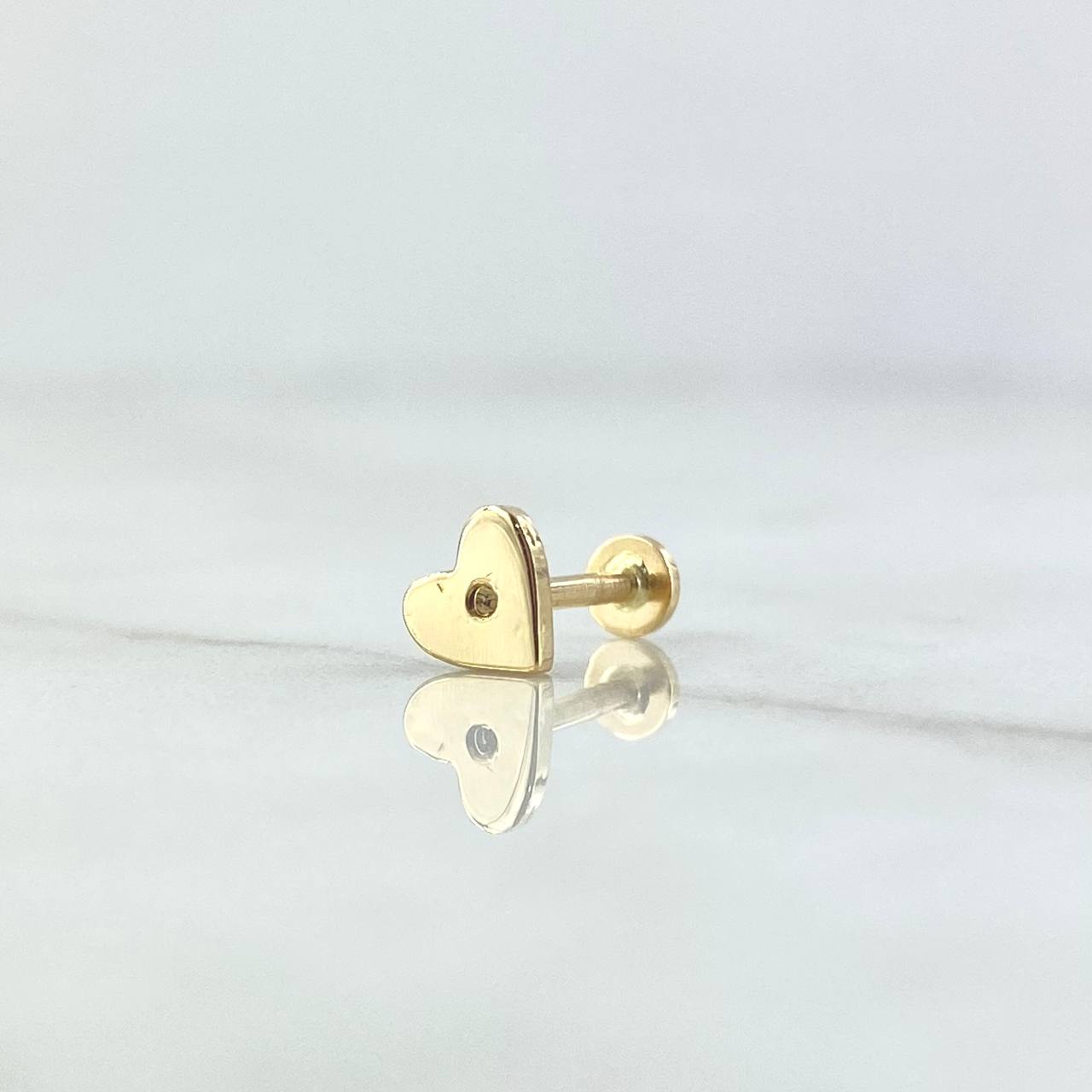 Piercing Corazón 0,55gr, 18K Oro Nacional – Napoleone Joyas