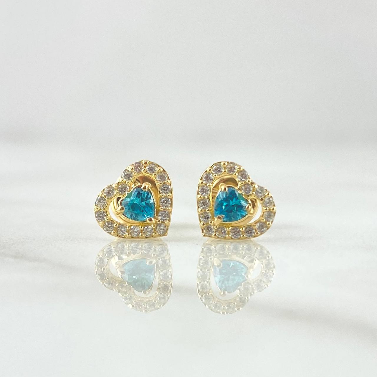 Topos Corazón 1,1gr, 18K Oro Nacional – Napoleone Joyas CO