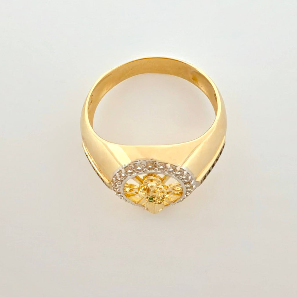 Anillo San Judas Tadeo 5,8gr | Talla T10 | Oro 18 Kilates – Napoleone ...