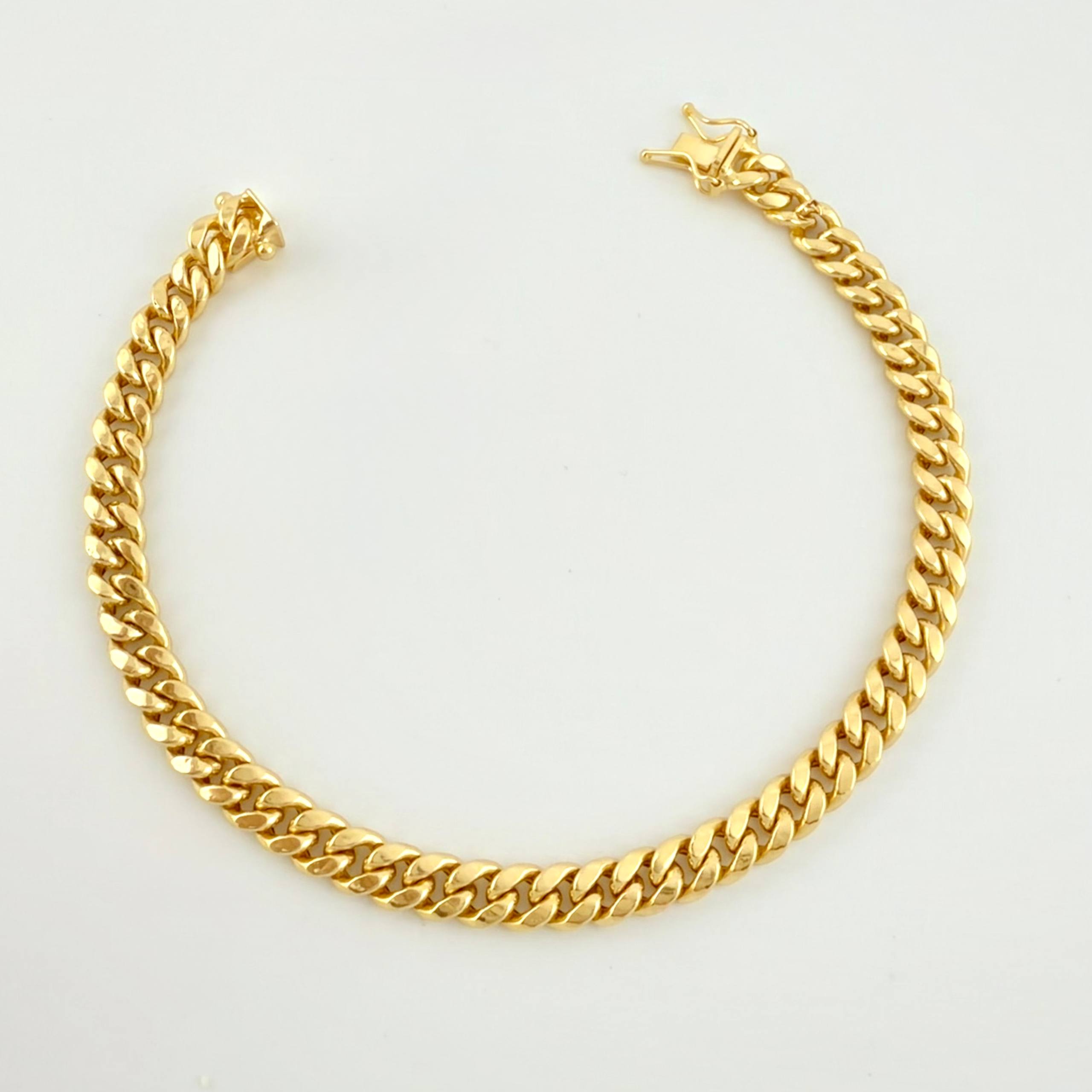 Pulso Cubano 6,5gr | Oro 18 Kilates – Napoleone Joyas CO