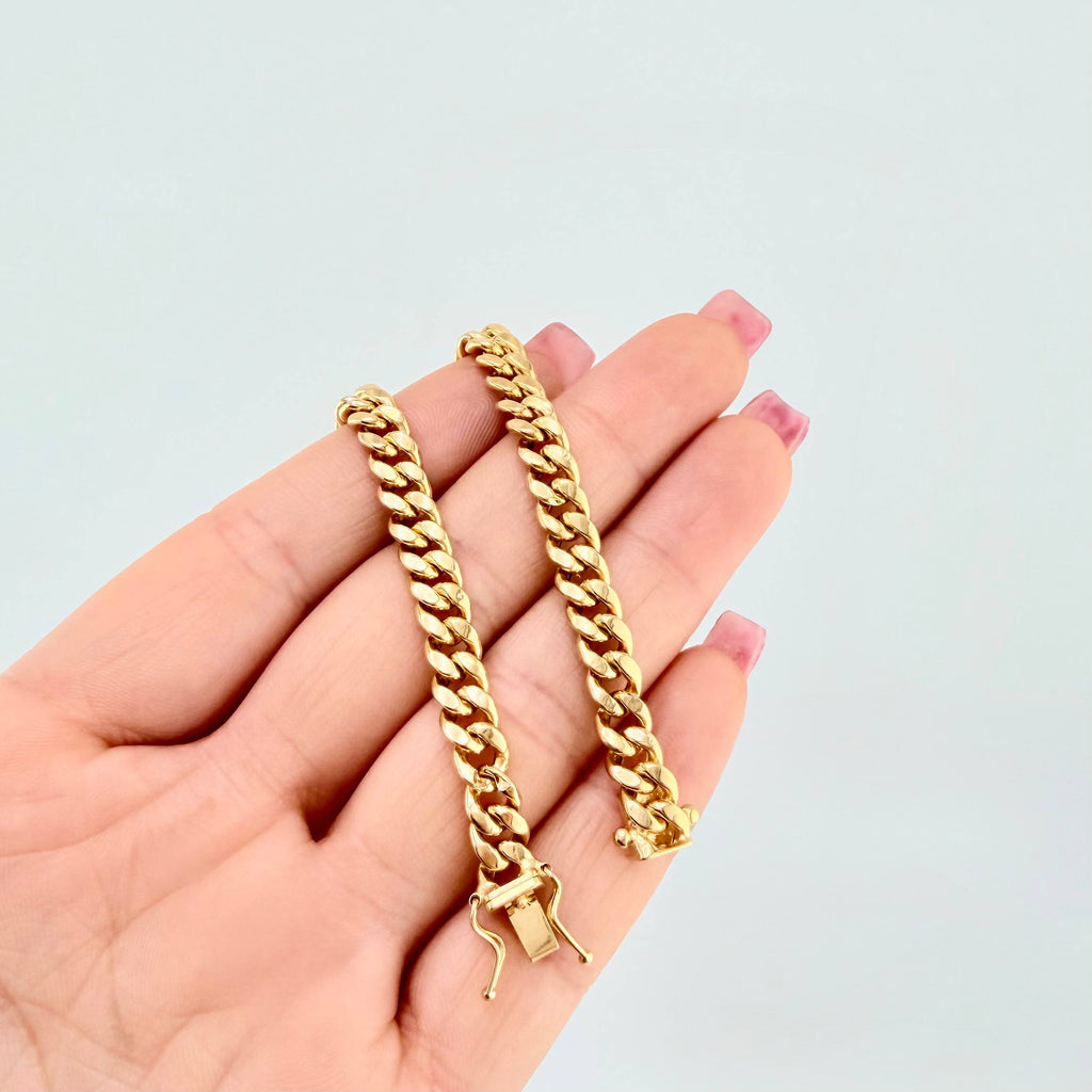 Pulso Cubano 6,5gr | Oro 18 Kilates – Napoleone Joyas CO