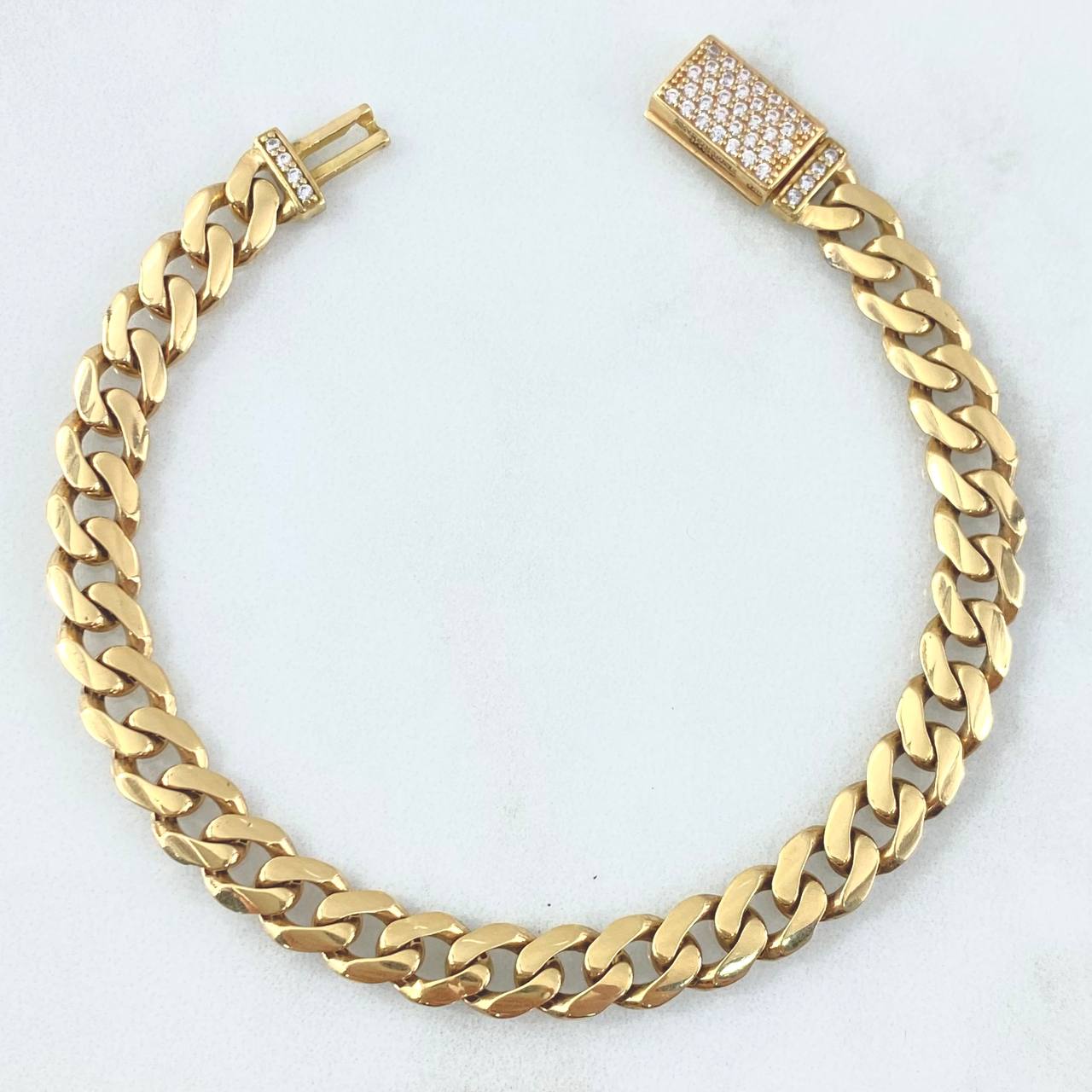 Pulso Cubano 13,65gr, 18K Oro Nacional – Napoleone Joyas CO