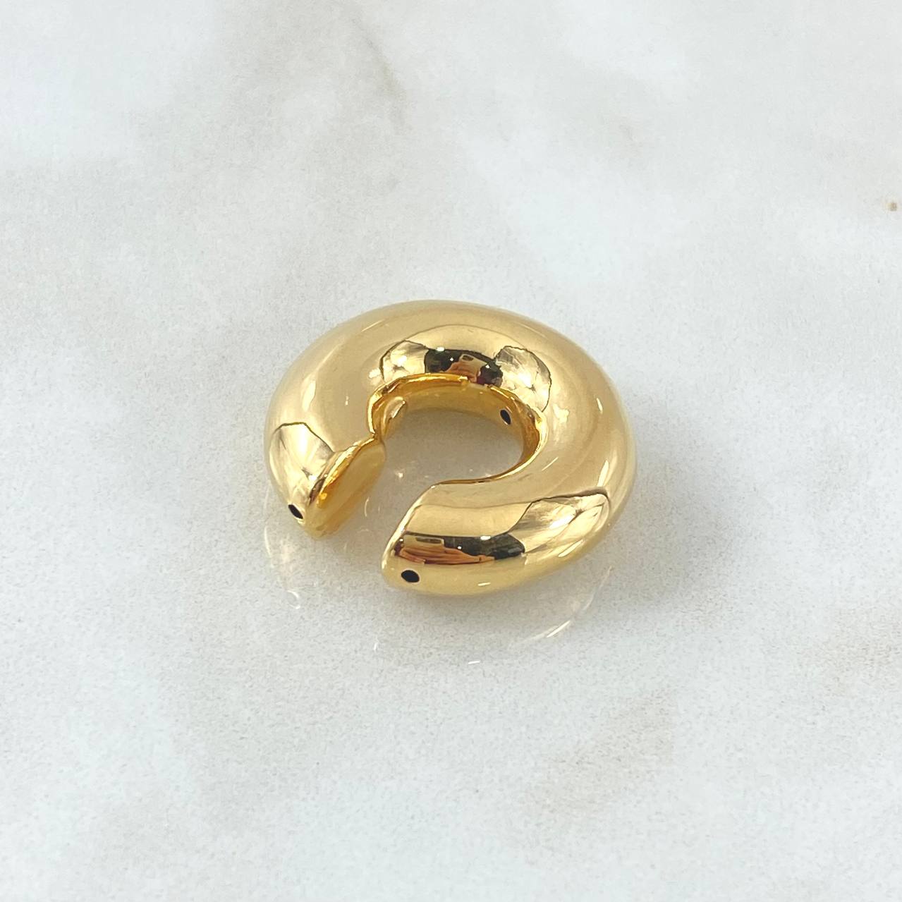 Piercing Earcuff Liso 1,2gr, 18K Oro Italiano – Napoleone Joyas CO