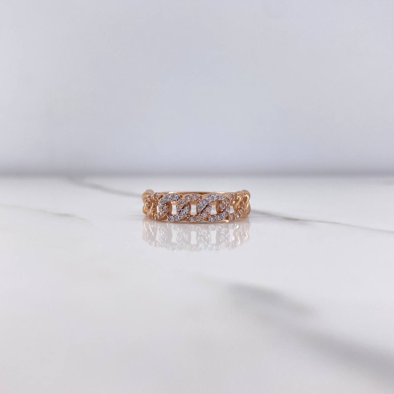 Anillo Cubano 2,25gr, Talla T7 , 18K Oro Nacional – Napoleone Joyas CO