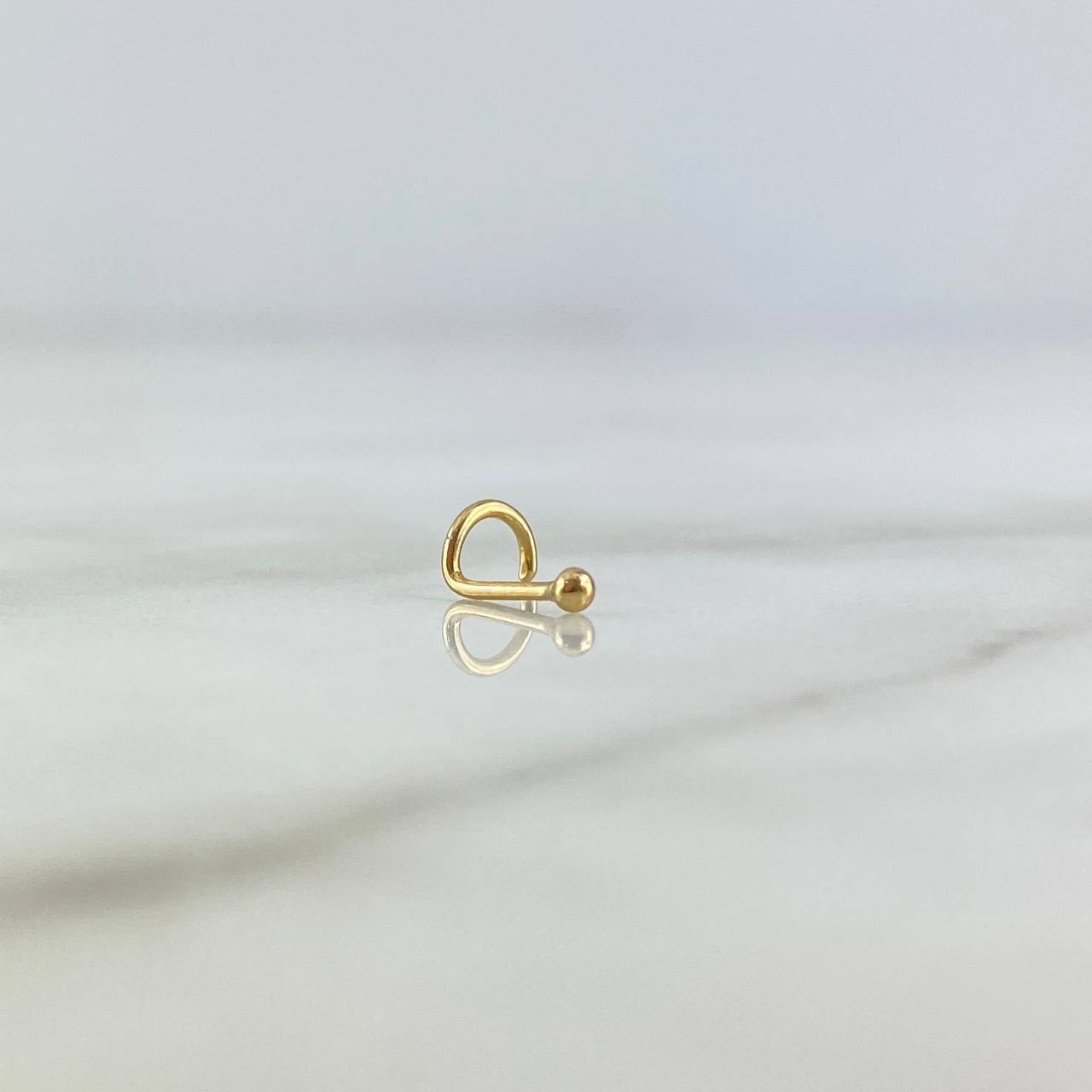Piercing Chispa Curva 0,15gr, 18K Oro Nacional – Napoleone Joyas