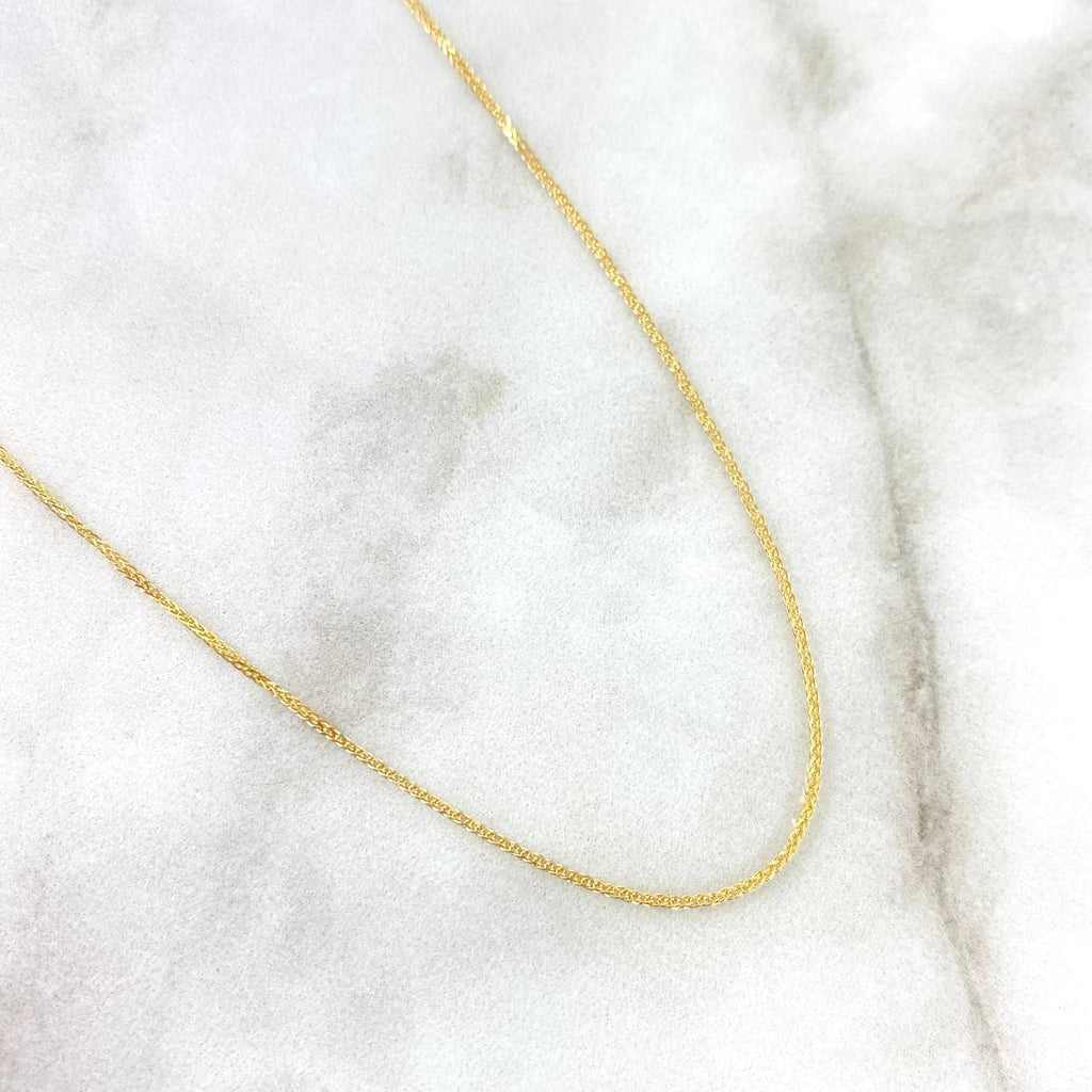 Cadena Franco 3,3gr, 18K Oro Italiano – Napoleone Joyas CO