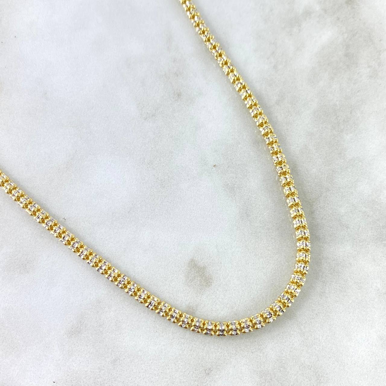 Cadena Ice 15,4gr, 18K Oro Italiano – Napoleone Joyas CO