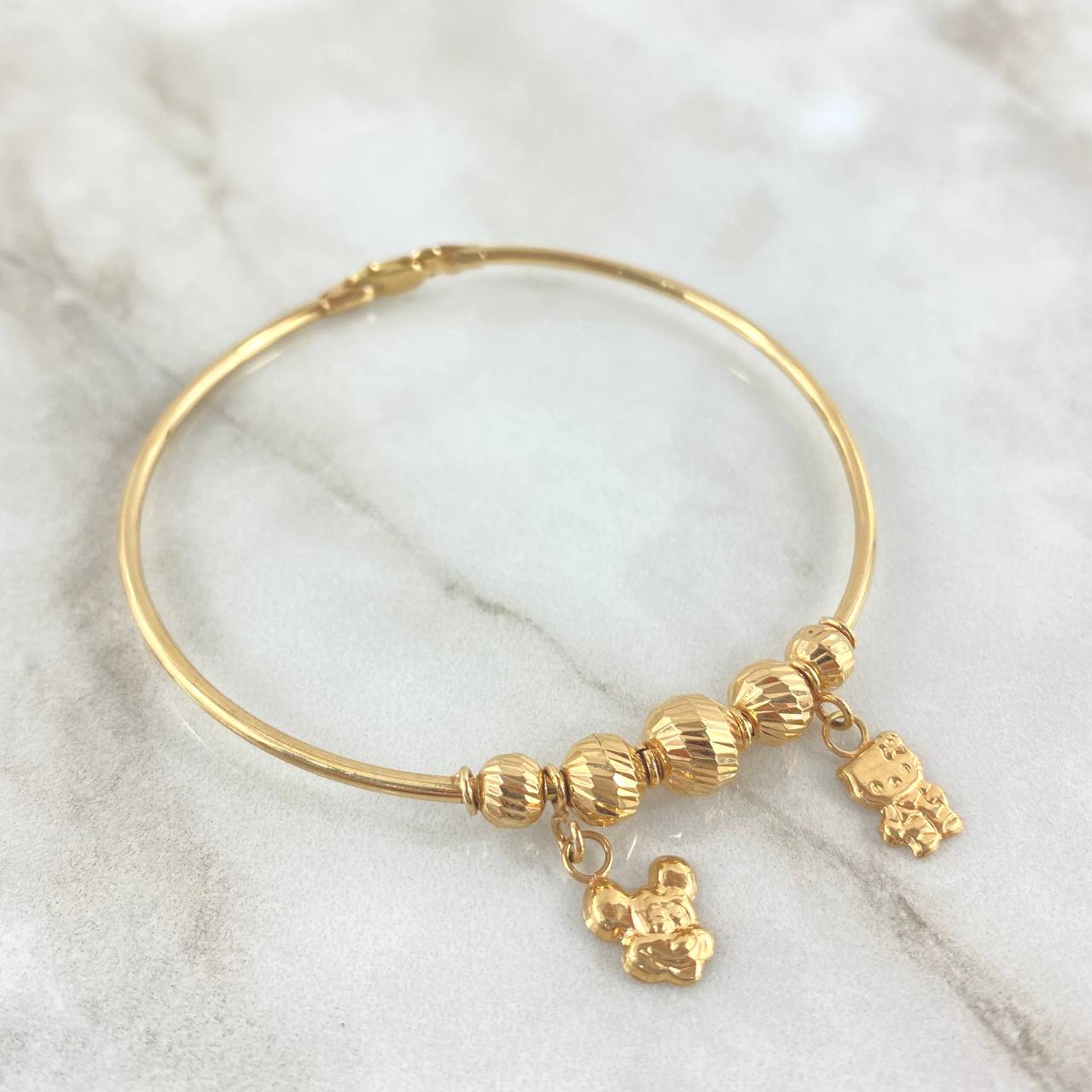 Pulso PD Mickey - Hello Kitty 5,45gr, 18K Oro Nacional – Napoleone Joyas CO
