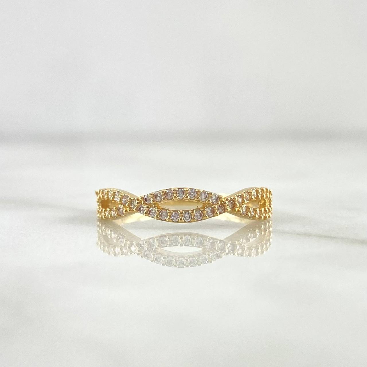 Anillo Infinito Triple 1,75gr, Talla T6 1/4, 18K Oro Nacional ...