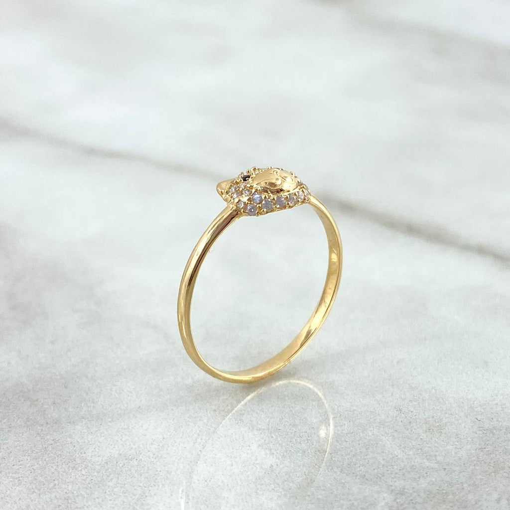 Anillo Cabeza de Oso 1,7gr, Talla T7 1/2, 18K Oro Nacional – Napoleone ...