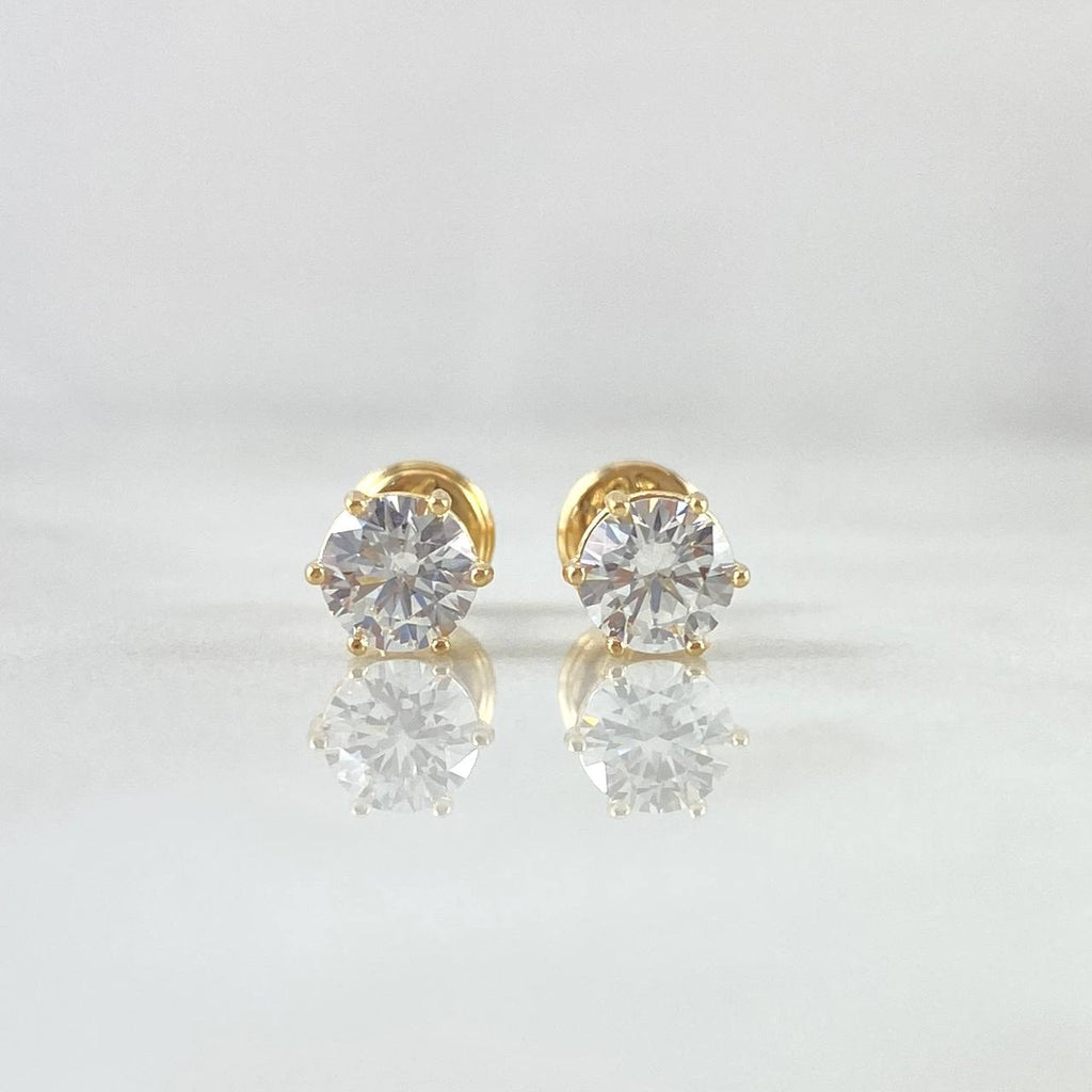 Topos Piedra Seis Garras 1,1gr, 18K Oro Nacional – Napoleone Joyas Topos Piedra Seis Garras 1,1gr, 18K Oro Nacional – Napoleone Joyas